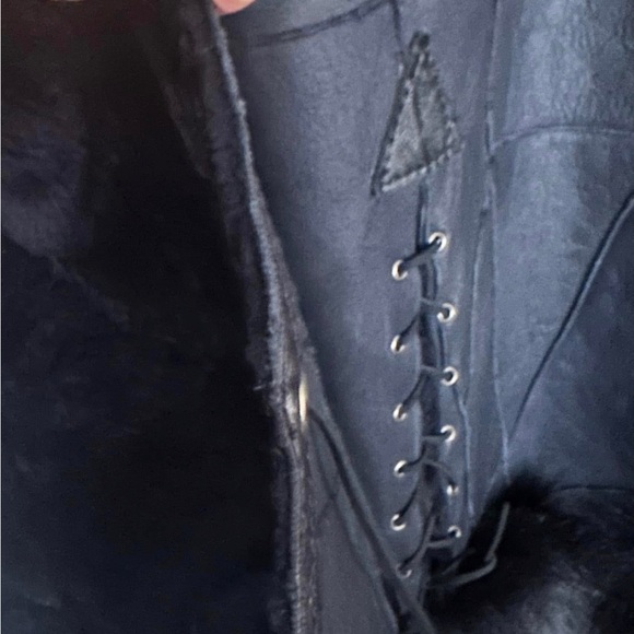 BF Furs | Jackets & Coats | Vintage Bf Furs Greece Black Shearling ...